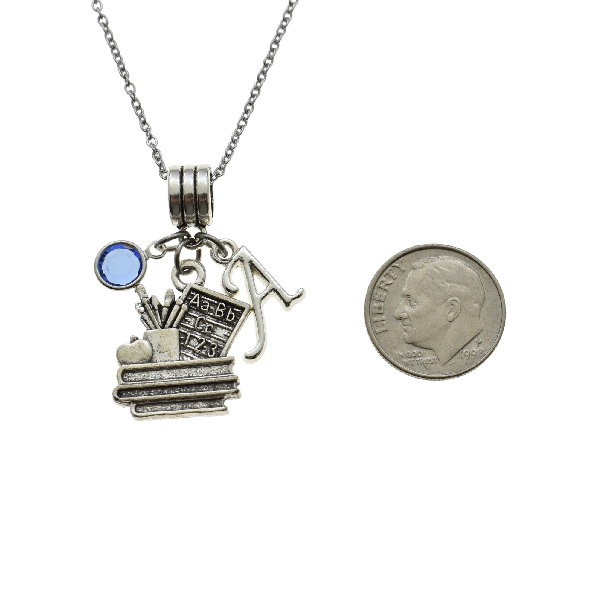 Personalized First Day of School Necklace. First Day of | Etsy