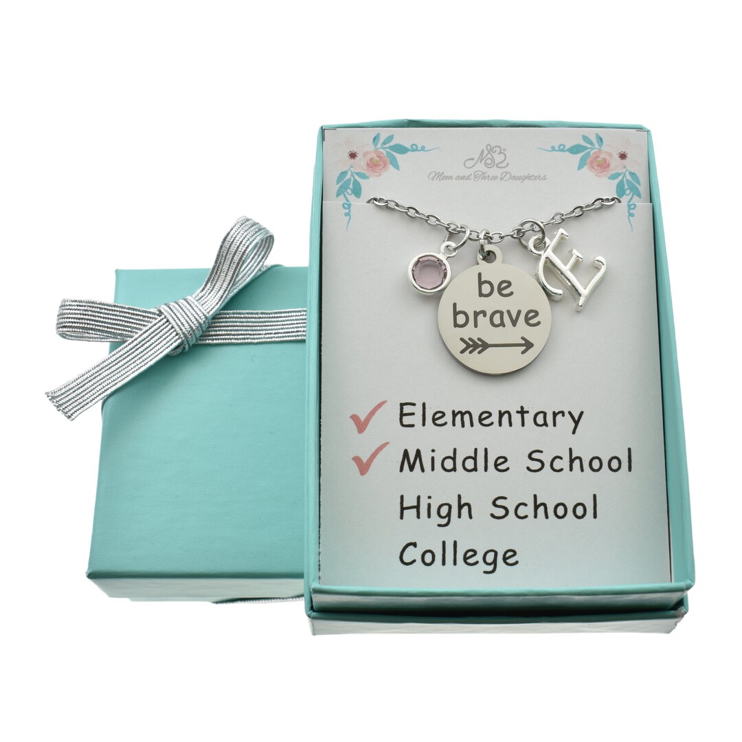 Personalized Middle School Graduation Necklace. Elementary. Graduate ...