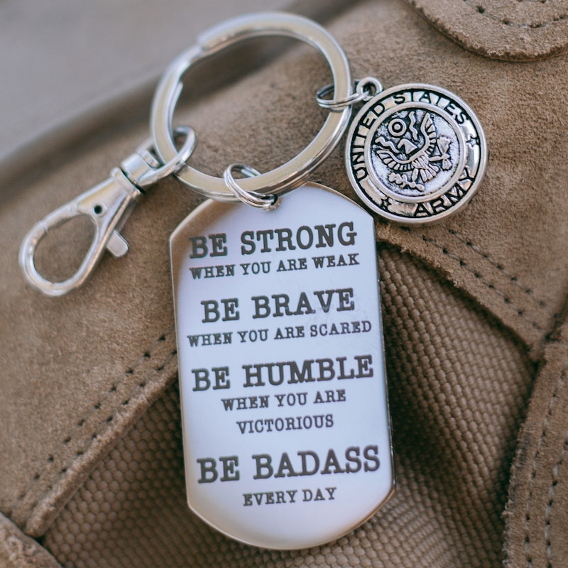 Army Keychain - Etsy
