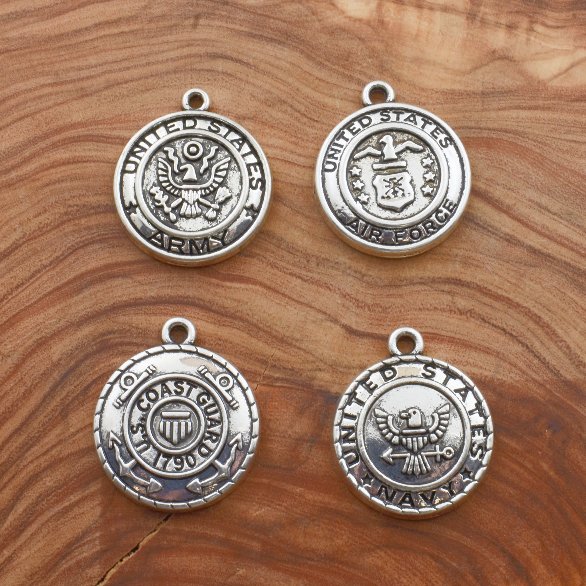 Engraved United States Army Keychain: Bronze Boot, Stainless Steel Tag ...