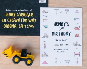 INSTANT DOWNLOAD: dig In Construction Party Sign | Etsy