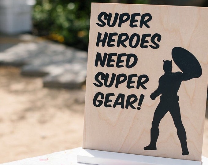 11x14" Superhero Party Sign | Super Hero Party | Superhero Activity ...