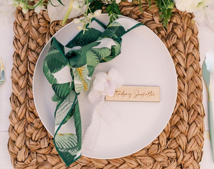 Engraved Wood Place Cards Placecards Name Place Cards Wood Place Cards ...