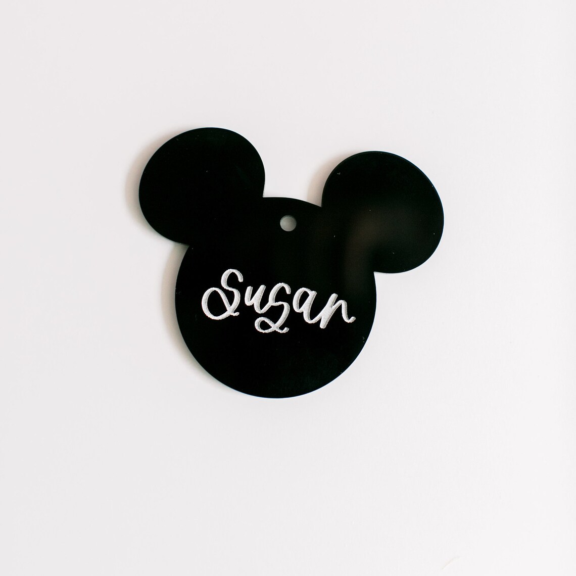 Mickey Tags Calligraphy Disney Tags Personalized Tags | Etsy