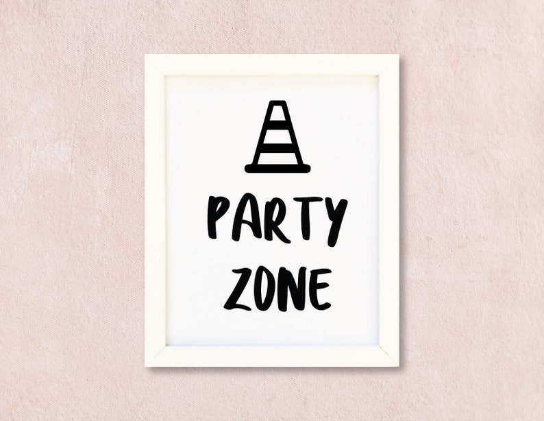 INSTANT DOWNLOAD: party Zone Construction Party - Etsy