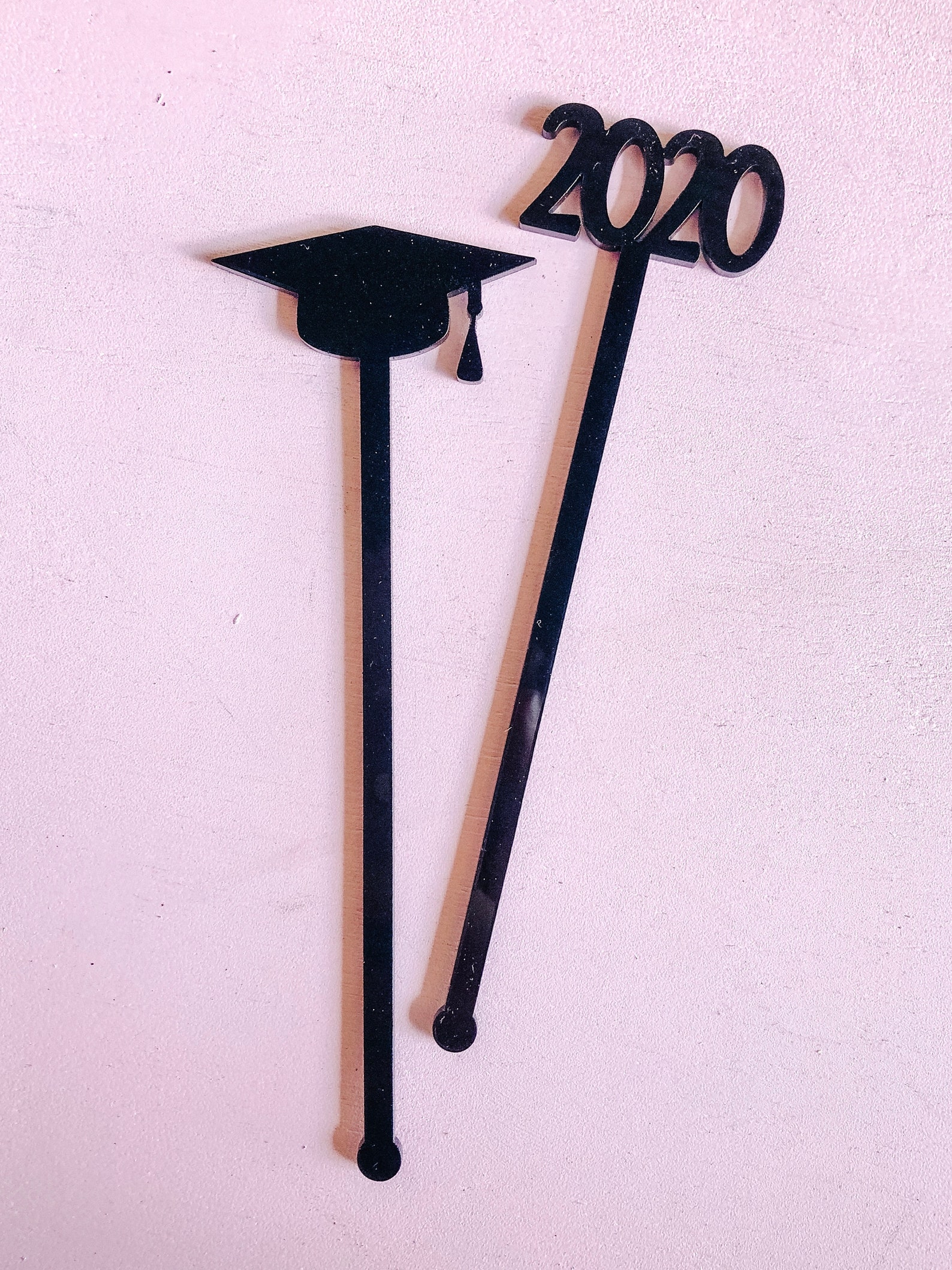 Set of Graduation Party Stir Sticks 2020 Graduation Custom - Etsy