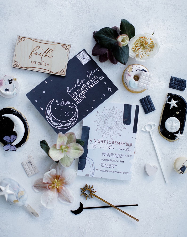 INSTANT DOWNLOAD: Tarot Party Invitation | Etsy