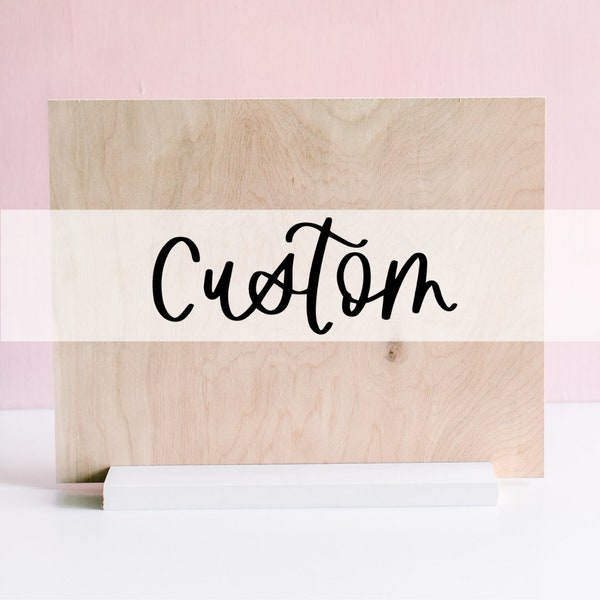 Calligraphy Sign - Etsy