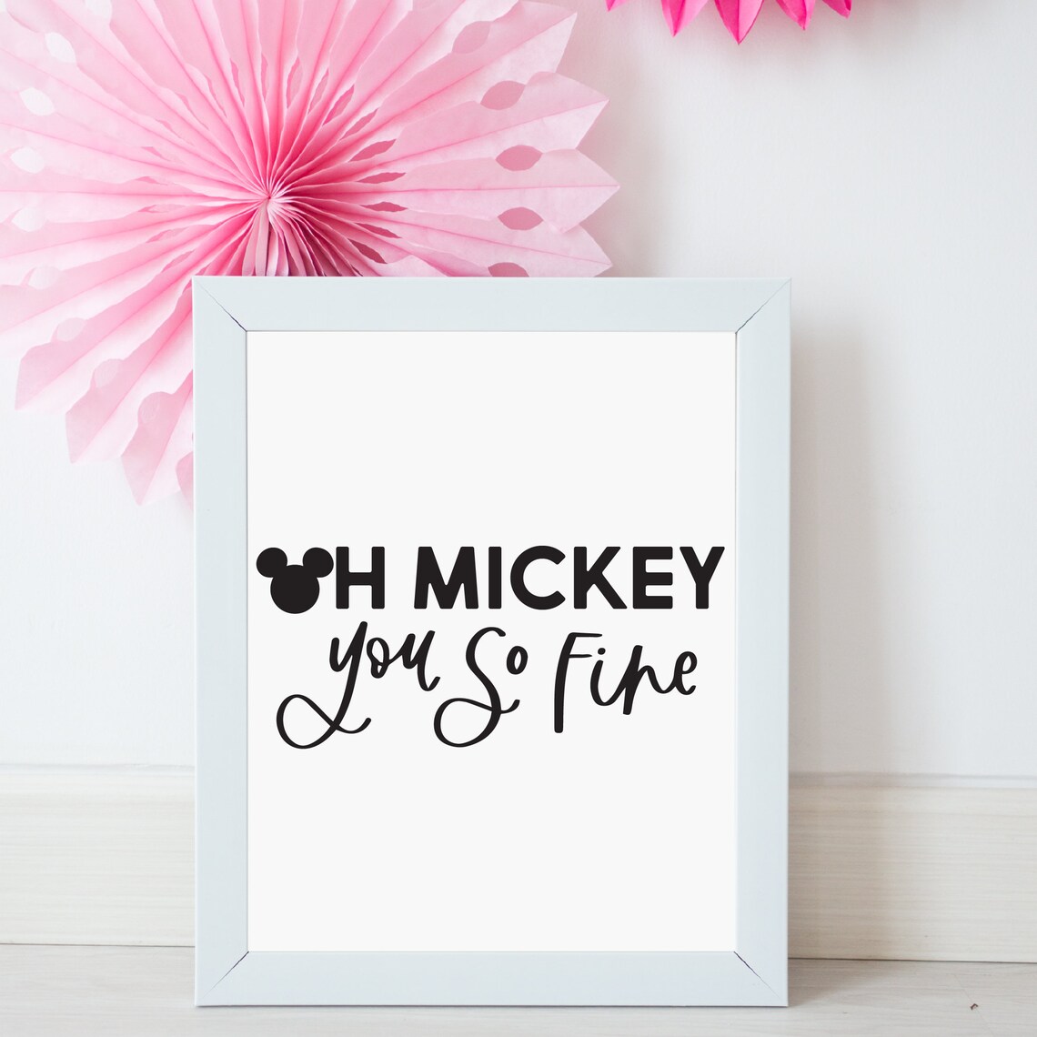INSTANT DOWNLOAD: Oh Mickey You So Fine Printable Sign | Etsy