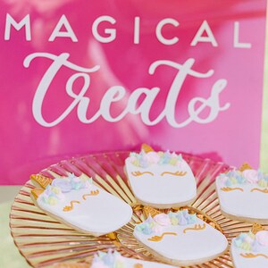 11x14 Magical Treats Sign Unicorn Party Sign Magic - Etsy
