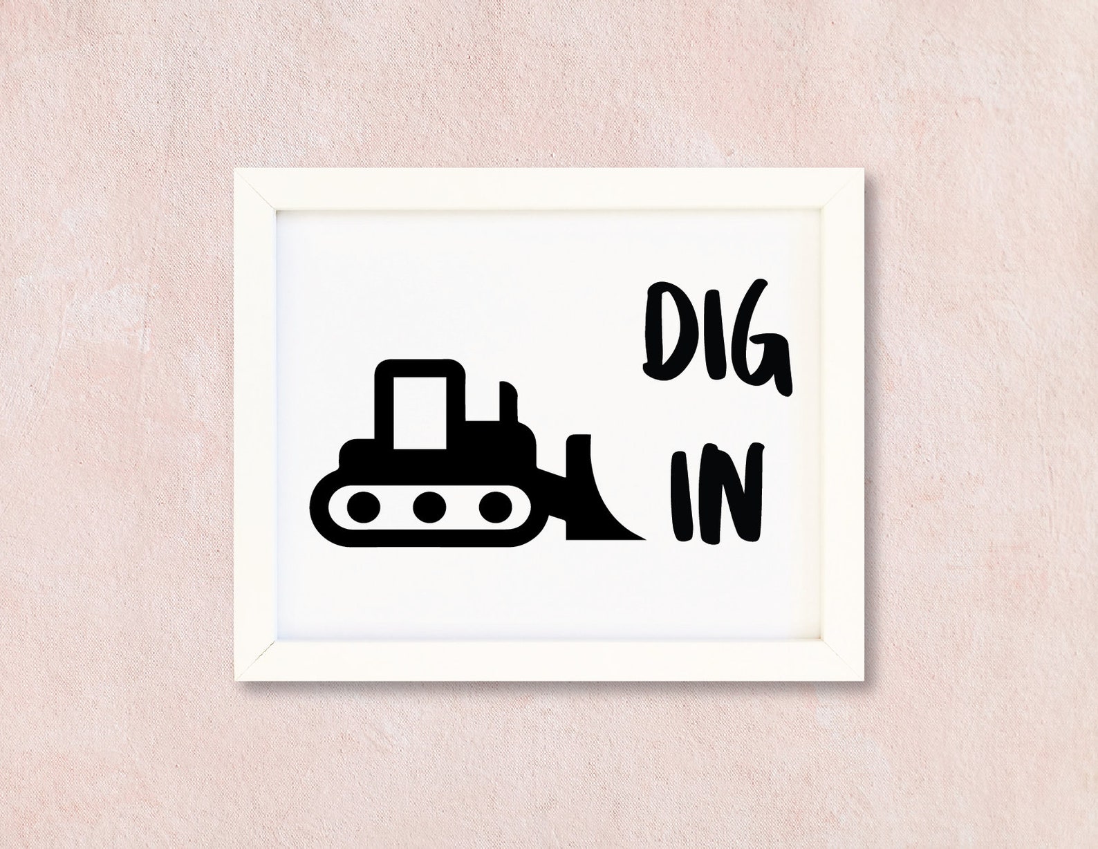 INSTANT DOWNLOAD: dig In Construction Party Sign | Etsy
