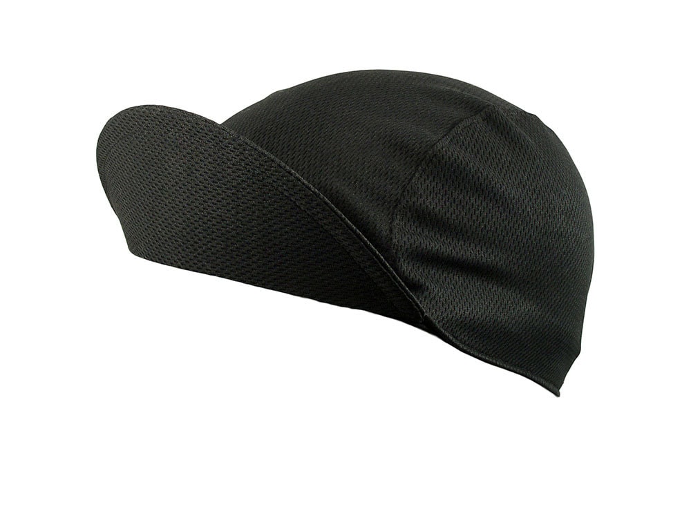 Black Moisture Wicking Cycling Cap Handmade Cap Moisture Wicking Cap ...