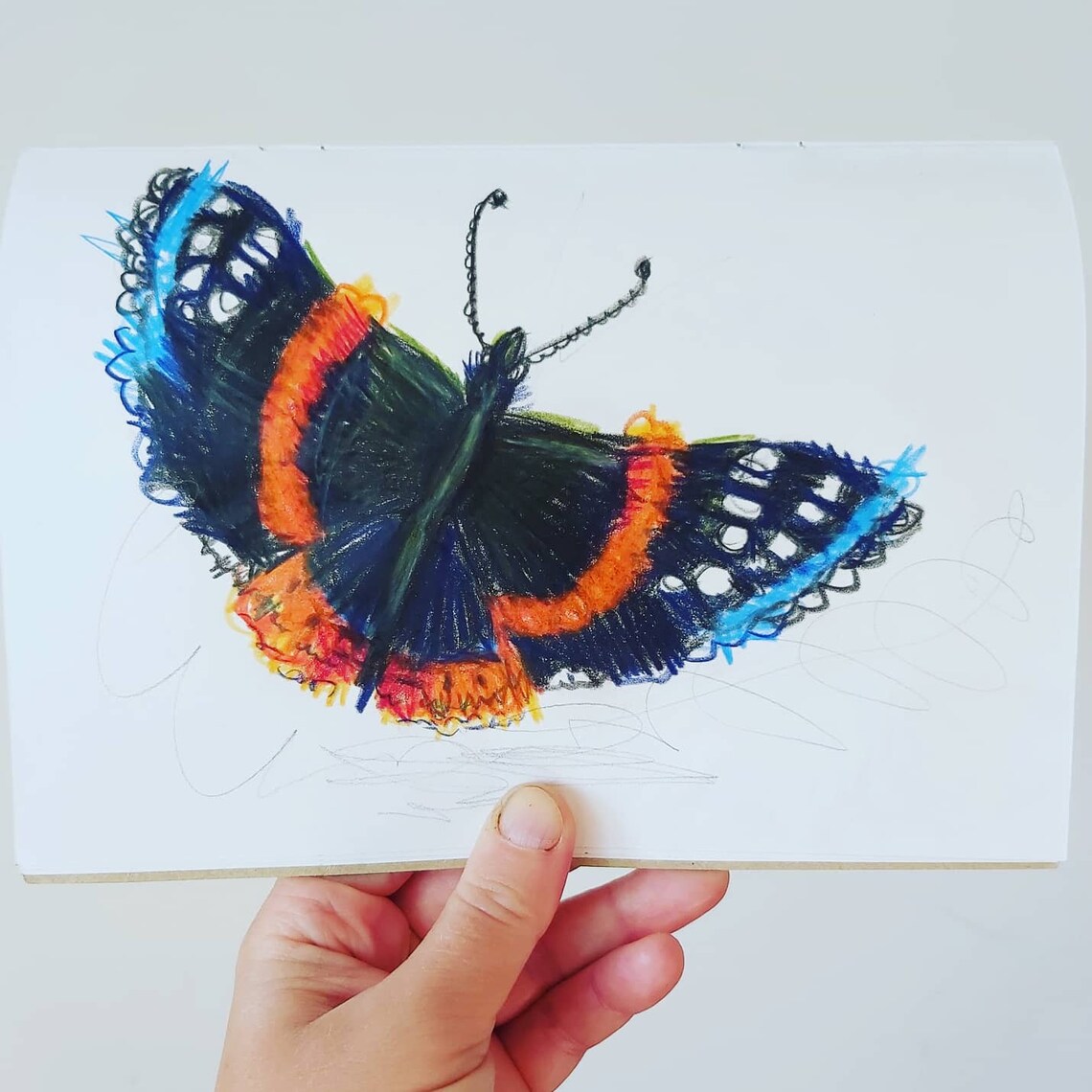 Flutterby Butterfly, A5 Giclee Print and Handwritten Poem - Etsy