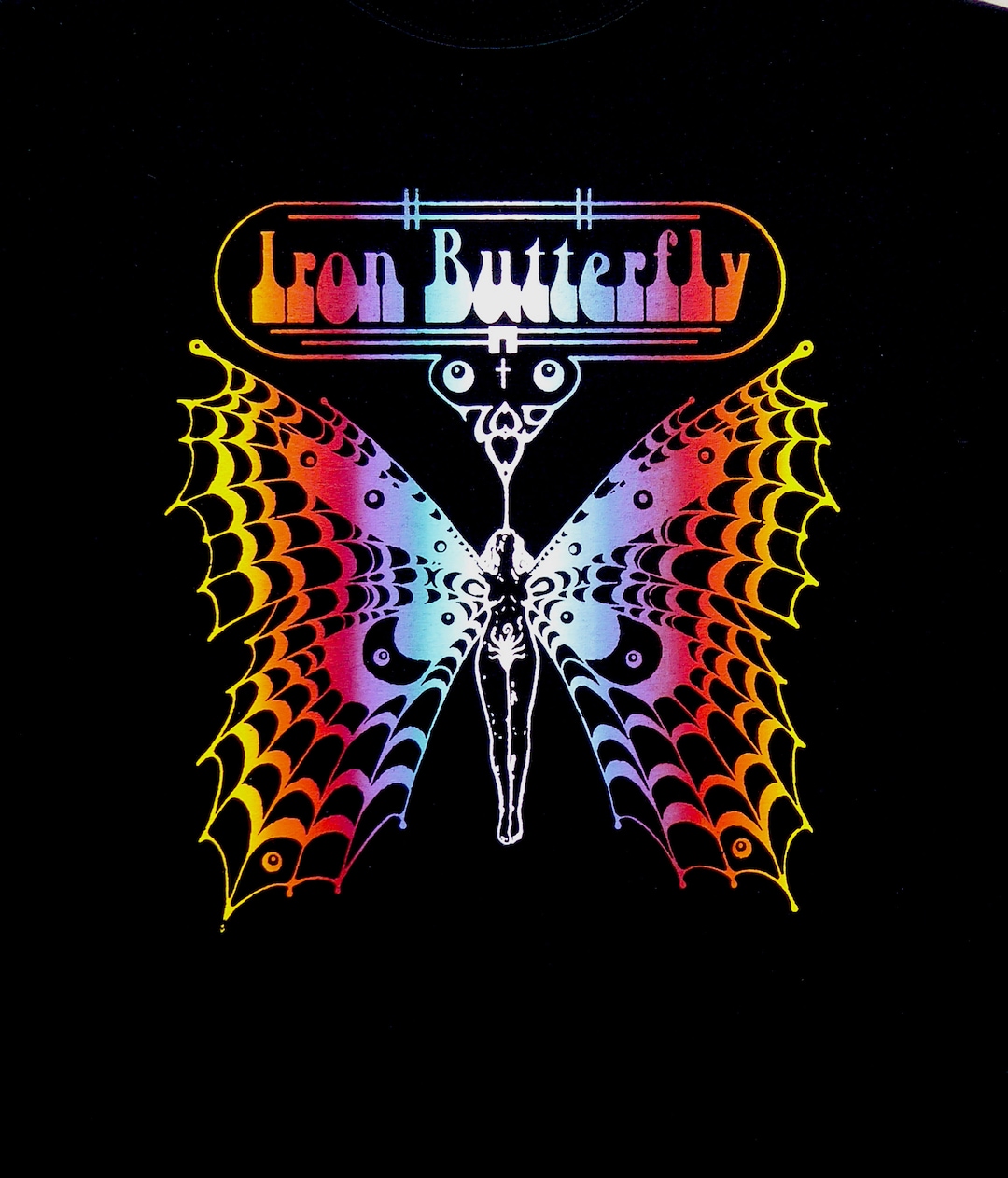 Iron Butterfly T Shirt Free Shipping to USA Gadda - Etsy