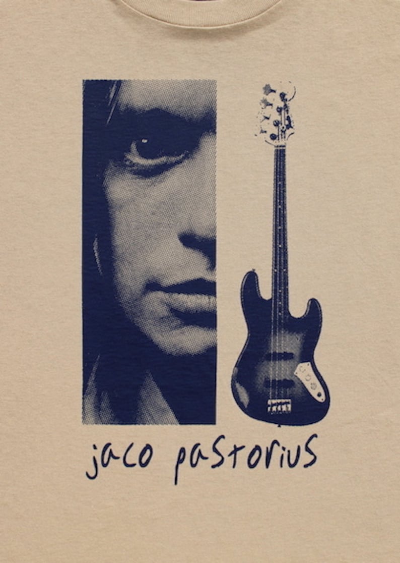 Jaco Pastorius T Shirt FREE SHIPPING to Usa Weather Report - Etsy