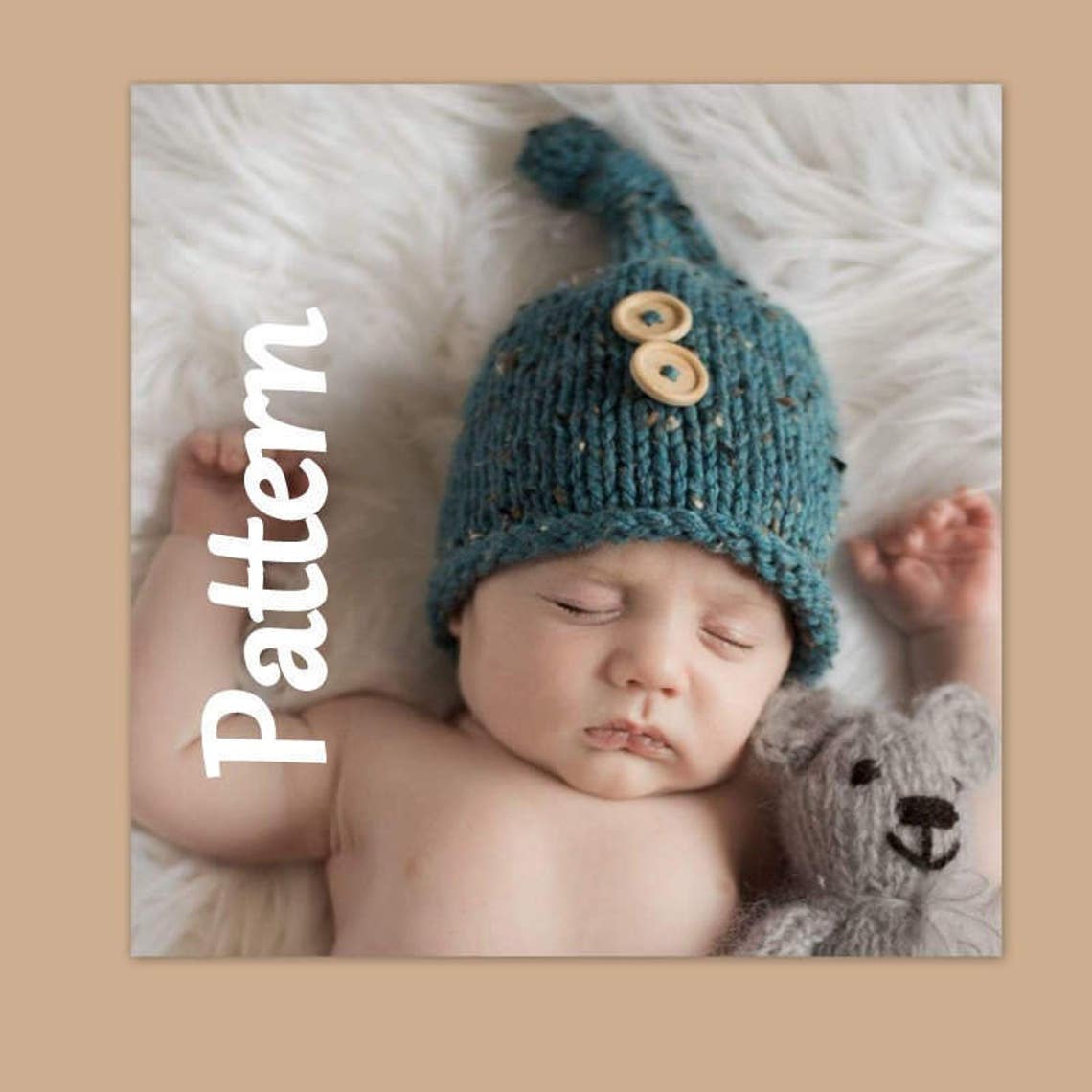 Newborn Baby Elf Hat Knitting PATTERN Baby Beanie Hat - Etsy