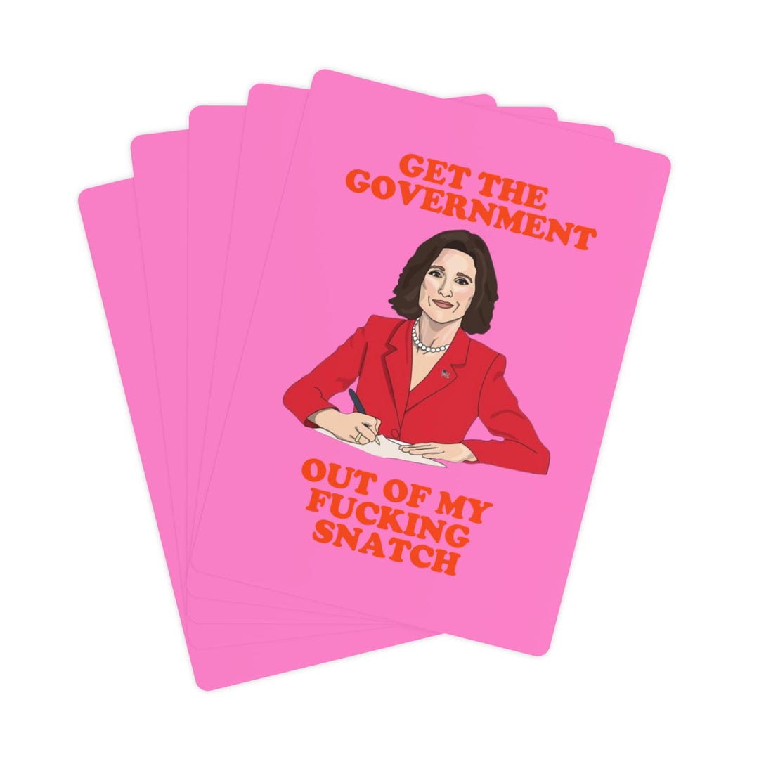 Veep HBO Selina Meyer 'snatch' Statement Playing Cards - Etsy