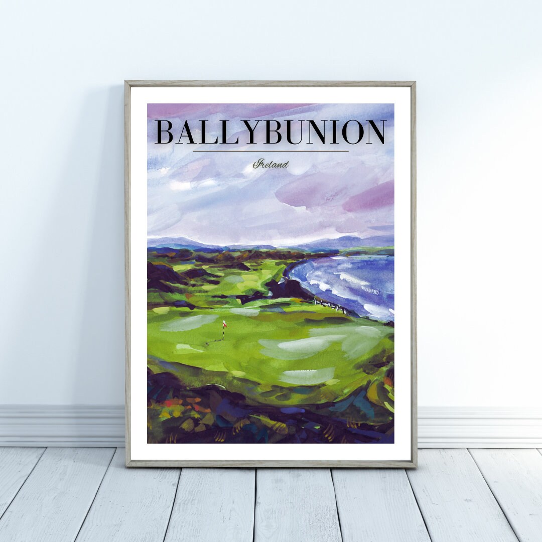 Golf Poster | Print | Ballybunion Golf Club | Ireland | Home Decor ...