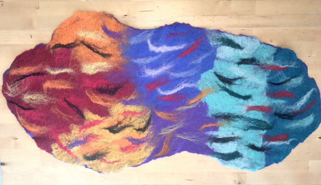 Mantel mantel de fieltro corredor de mesa techo central - Etsy España