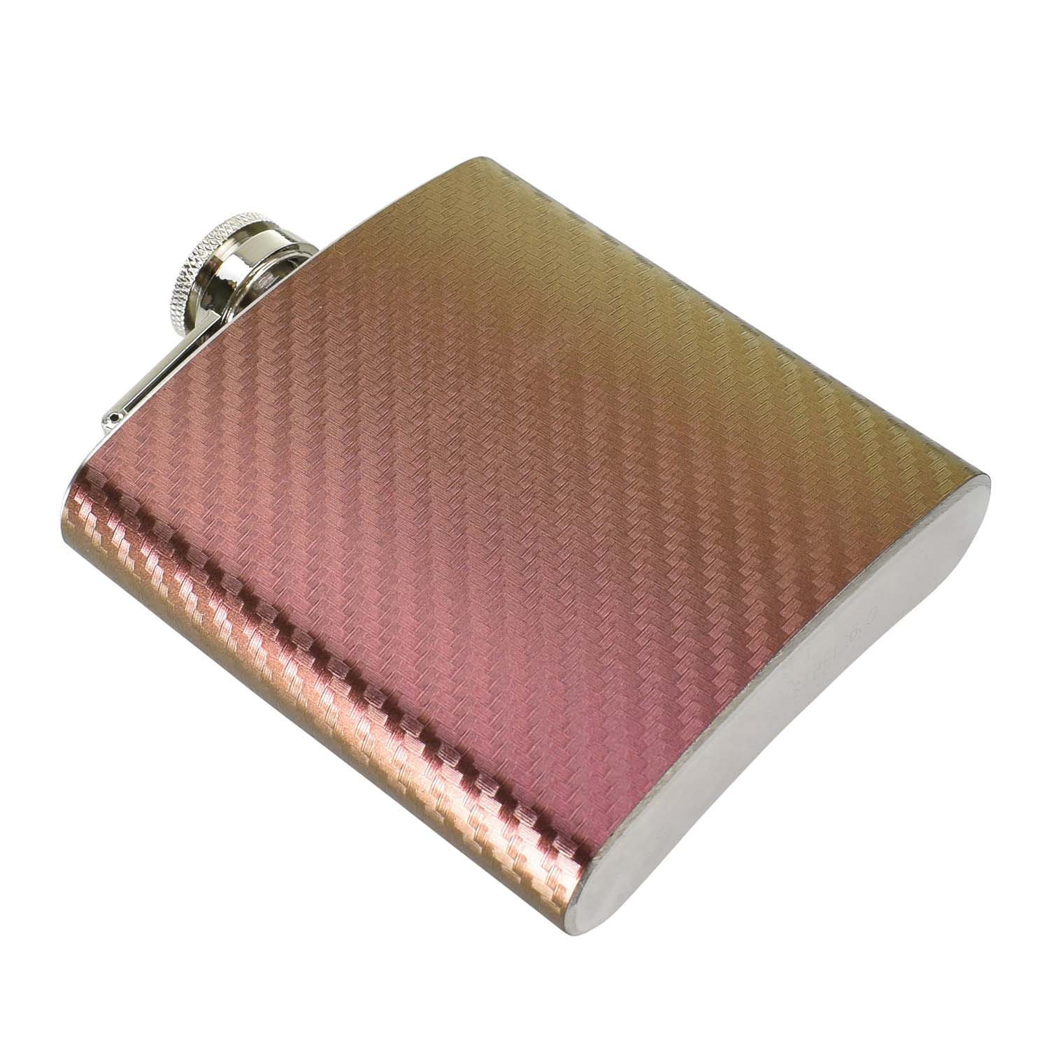 Carbon Fibre Style Hip Flask 6oz Hip flask for Women | Etsy