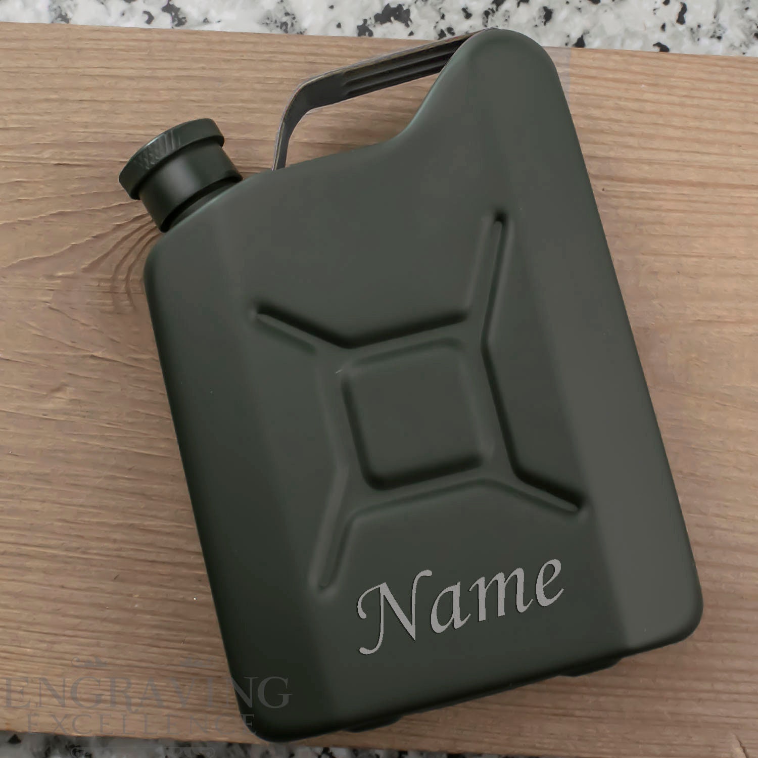 Personalised 5oz Jerry Can Hip Flask - Hip Flask for Men - Liquor Flask ...