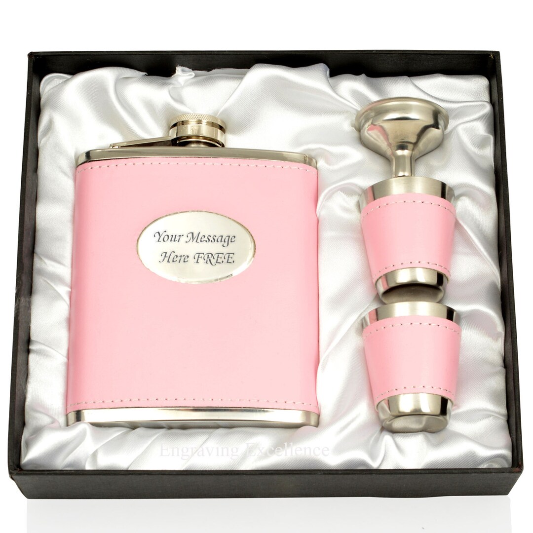 Personalised Custom Engraved Stainless Steel 7oz Hip Flask Hip Flask
