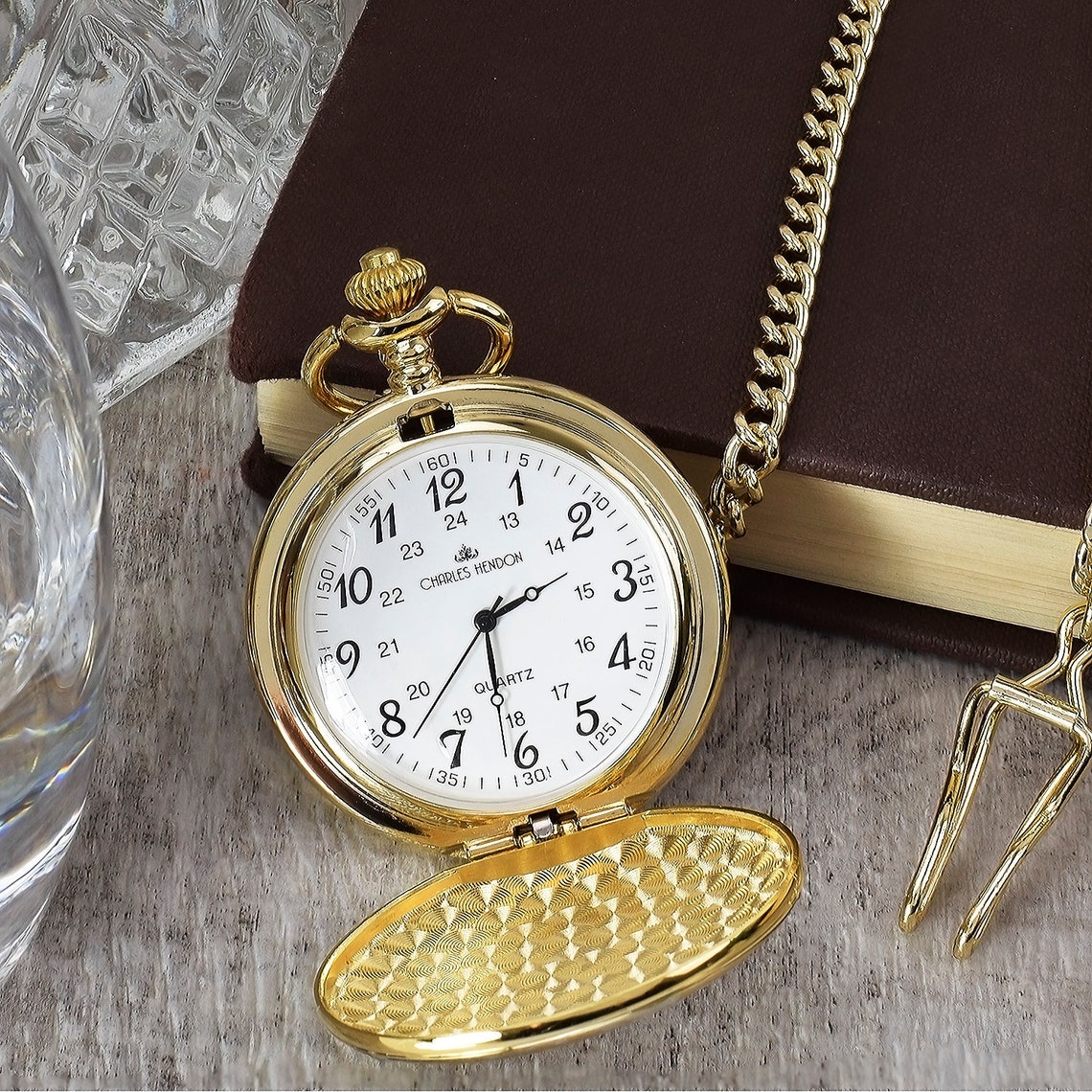 Personalised Gold Pocket Watch Engraved Pocket Watches for - Etsy