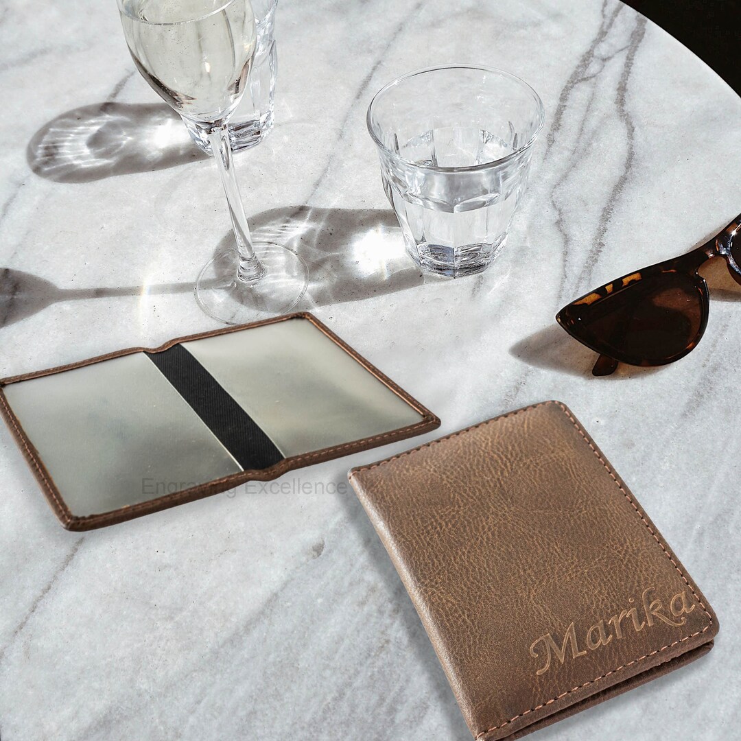 Personalised Oyster Card Holder Wallet Eco Leather, Bus Pass Holder ...