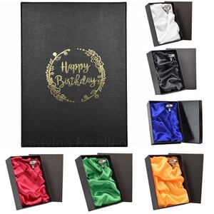 Personalised Metallic Red 6oz Hip Flask Gift Set Happy Birthday, Mother ...