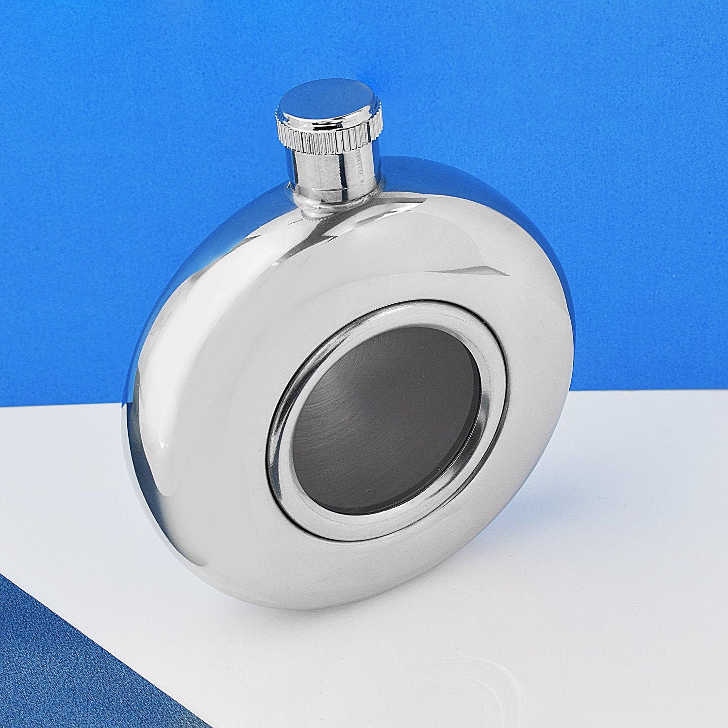 Personalised 5oz round Hip Flask High Quality Flask | Etsy