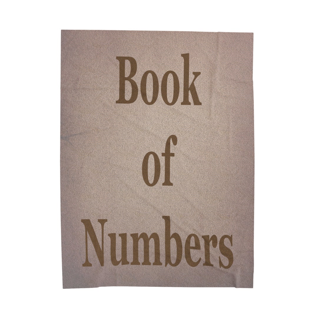 Book of Numbers Old Testament Blanket Christian Gift Throw Antique Look ...