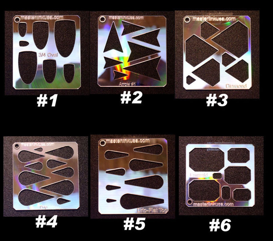 Lapidary Templates Choose 3 From Several Different Styles, Such as ...