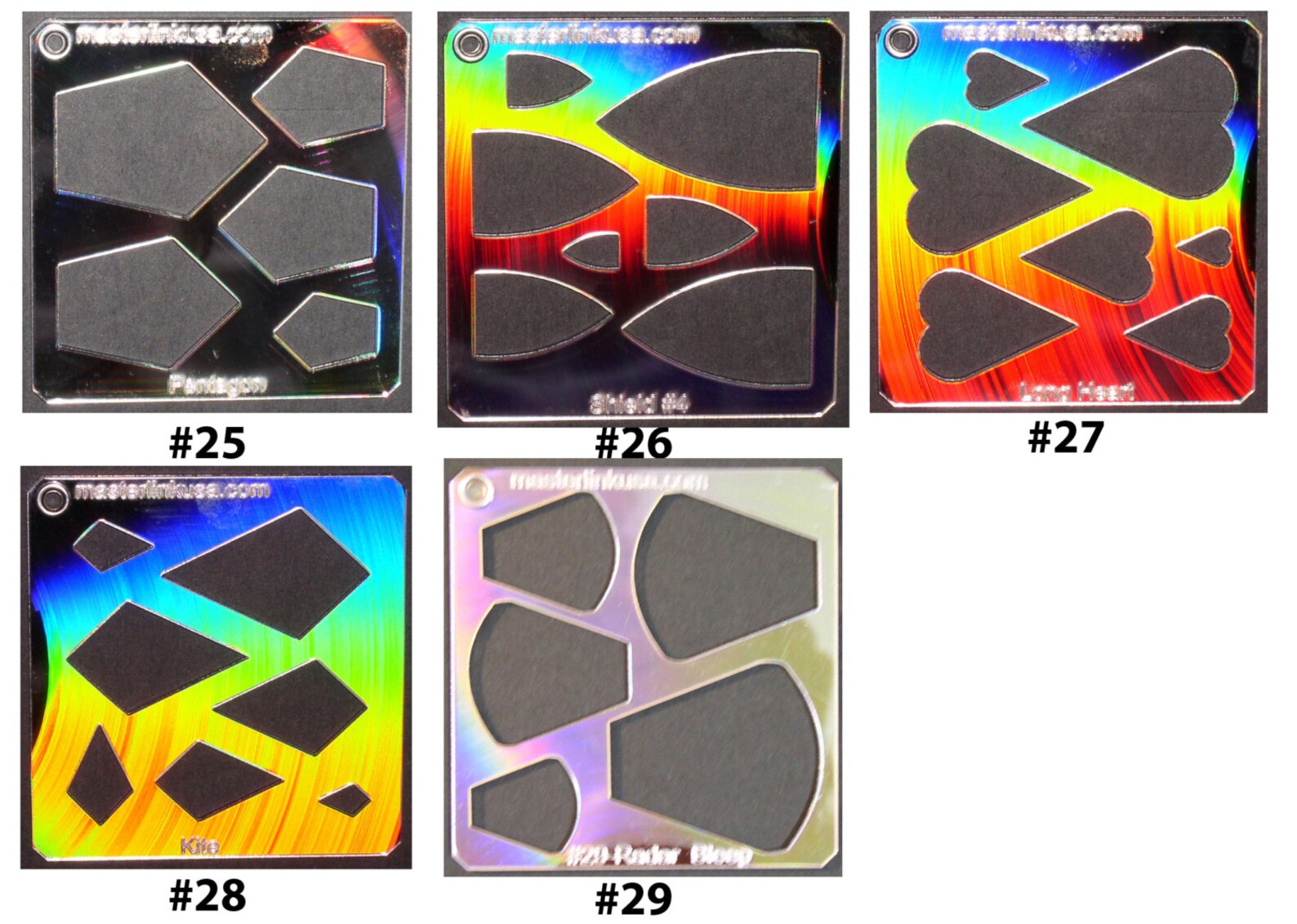 Lapidary Templates Choose 3 From Several Different Styles, Such as ...