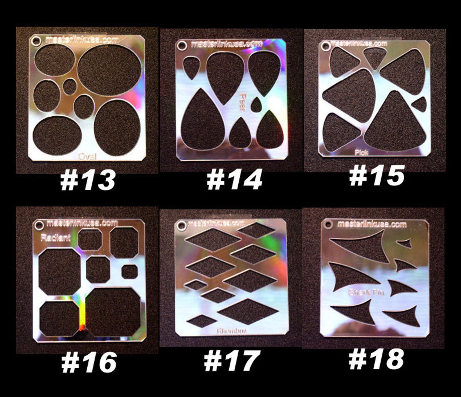 Lapidary Templates Choose 12 From Several Different Styles, Such as ...