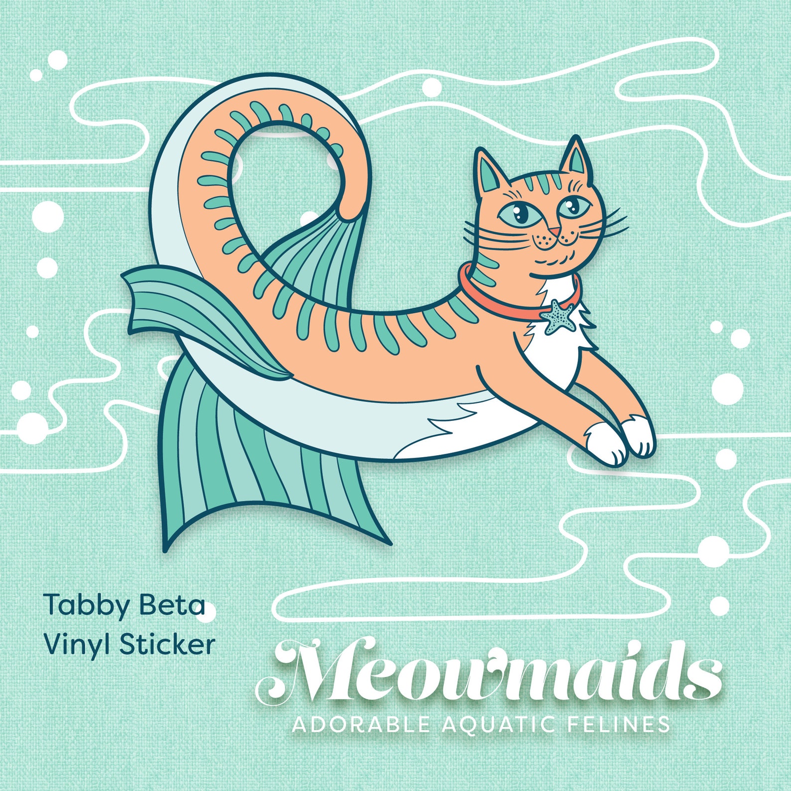 Meowmaids Die Cut Vinyl Stickers - Etsy