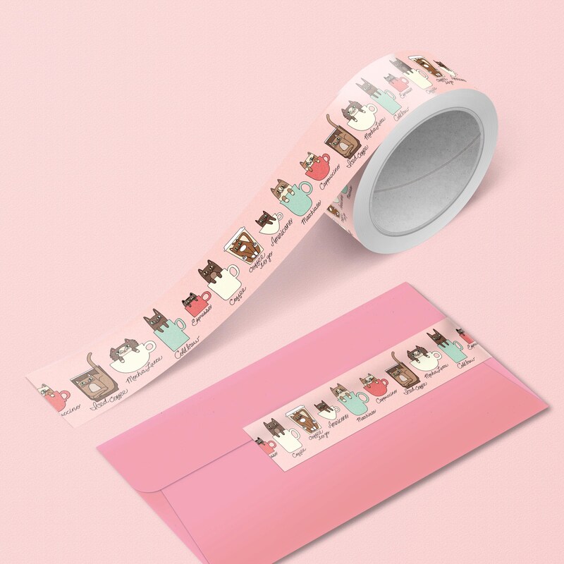 Cat Washi Tape - Etsy