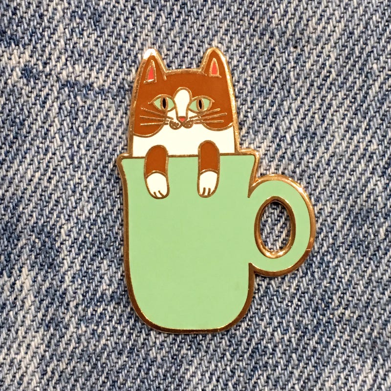 Enamel Pin Coffee - Etsy