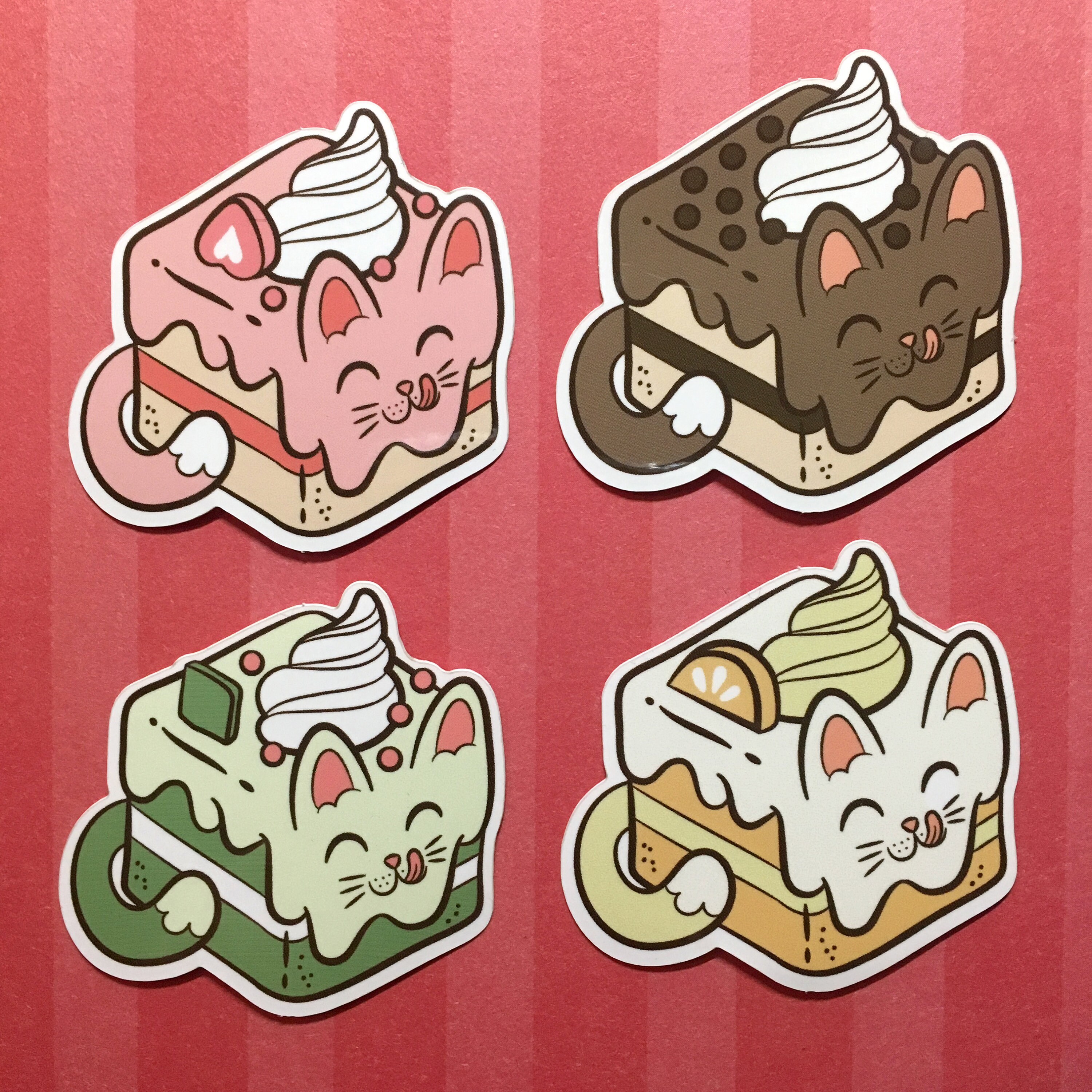 Kitty Cakes Sticker Pack - Etsy Österreich