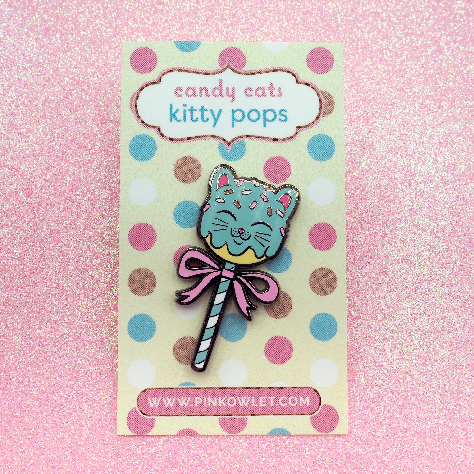 Kitty Cat Cake Pops Enamel Pins - Etsy