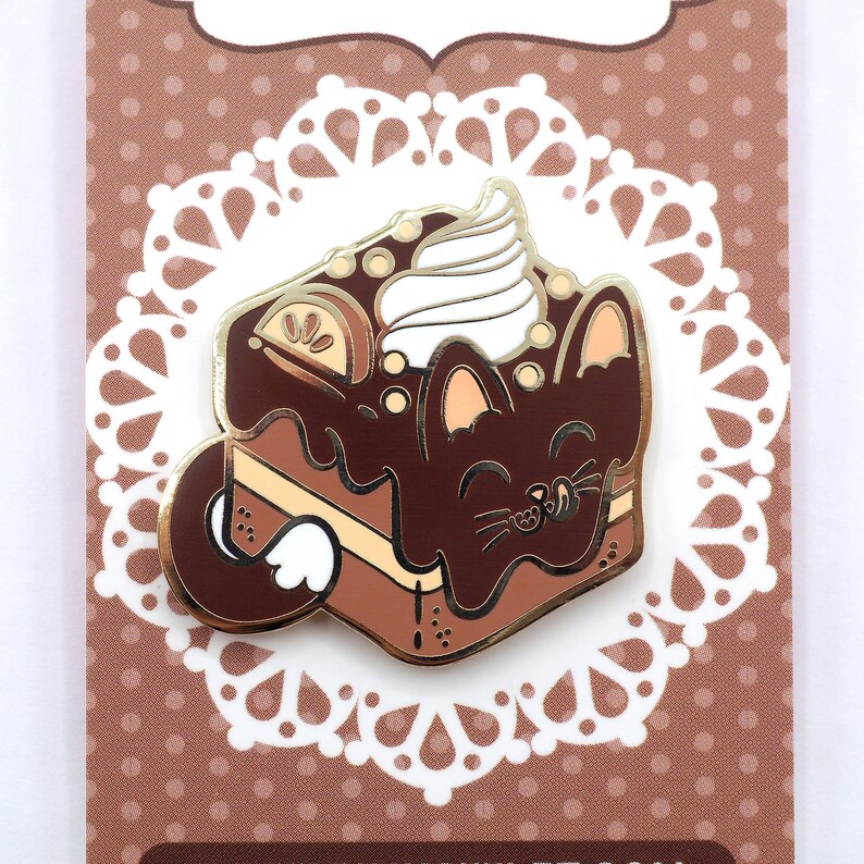Kitty Cakes Enamel Pins | Etsy