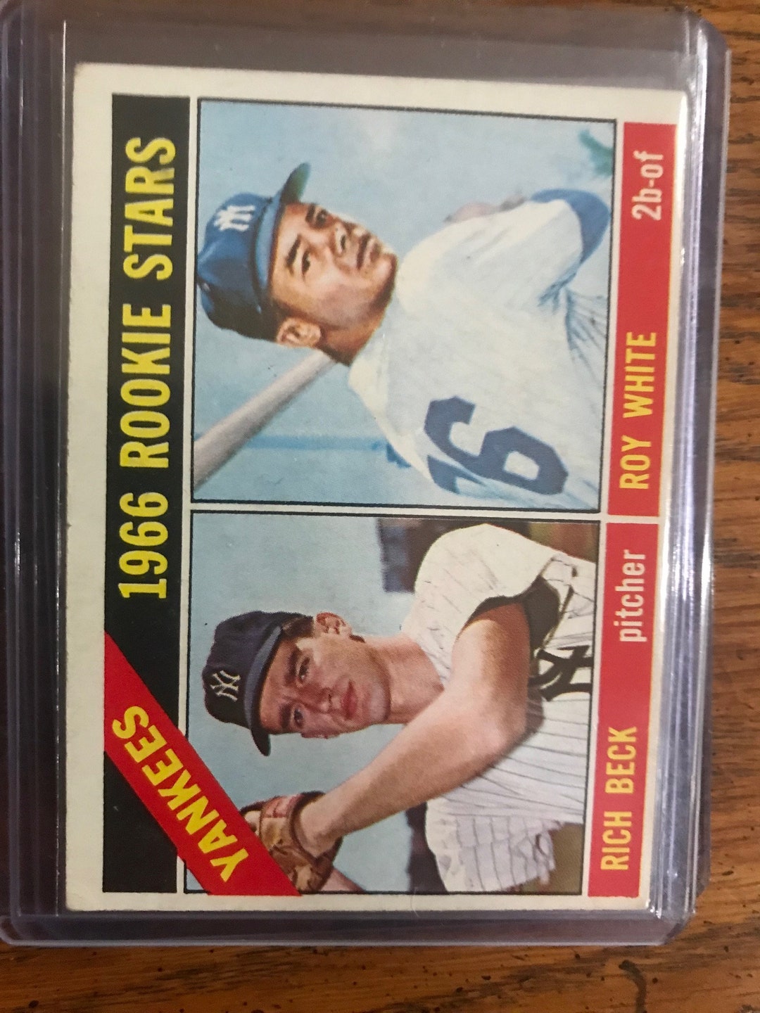 Roy White Rookie 1966 Topps Baseball Card original Issue as Pictured ...