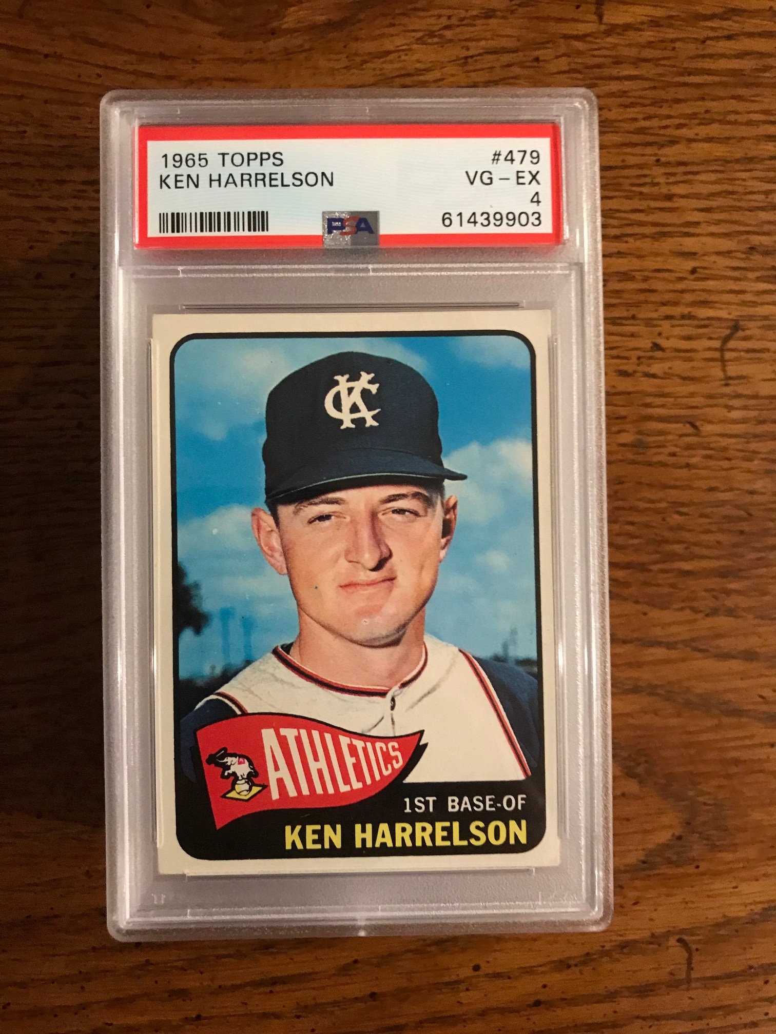 Ken Harrelson PSA 4 1965 Topps Baseball Card (original Issue) (0359) - Etsy