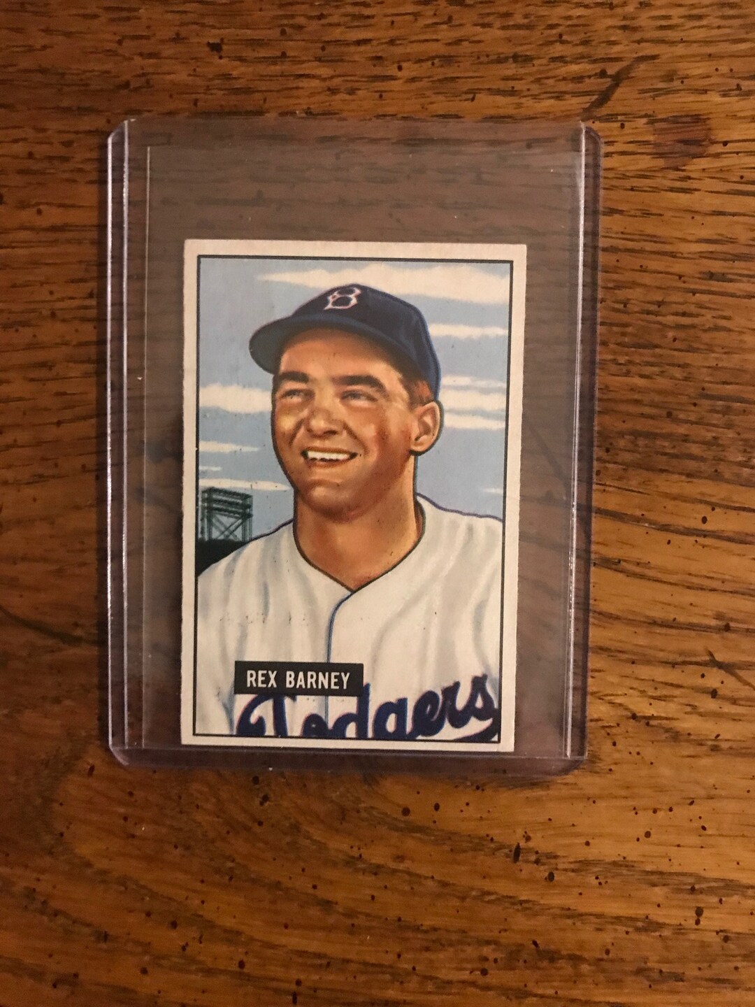 Rex Barney 1951 Bowman Baseball Card (original Issue) (as Pictured ...