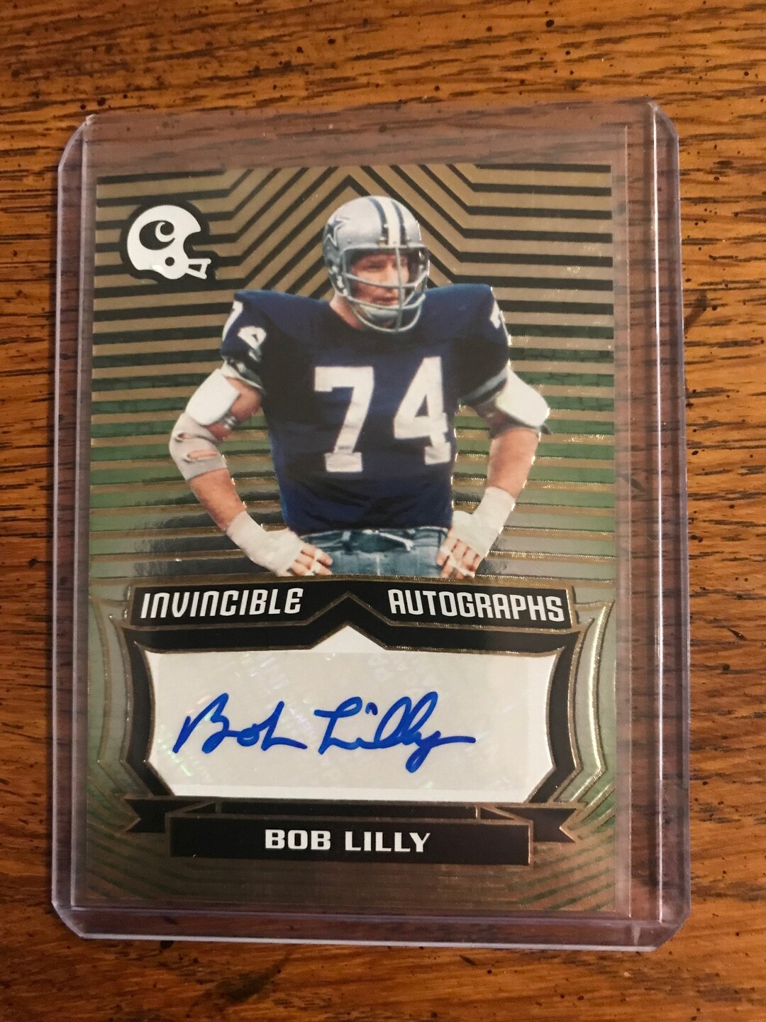 Bob Lilly Panini Invincible Autograph Football Card (original Issue ...