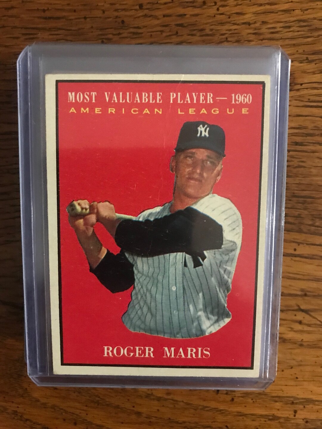 Roger Maris MVP 1961 Small Crease Topps Baseball Card (original Issue ...