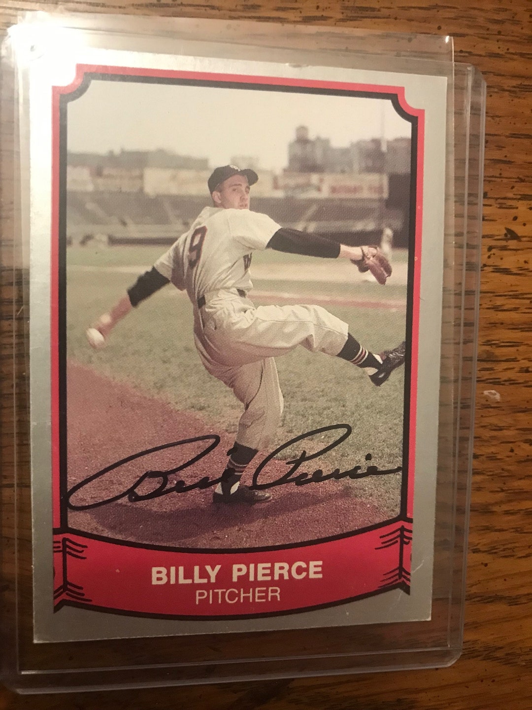Billy Pierce Autograph 1988 Pacific (as Pictured) (original Issue ...