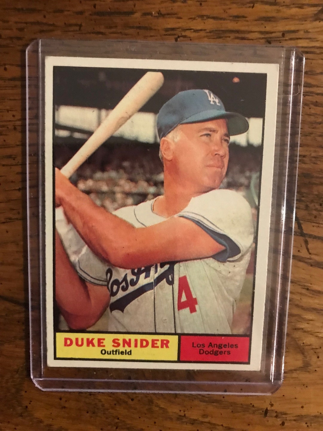 Duke Snider 1961 Topps Baseball Card (as Pictured) (original Issue ...