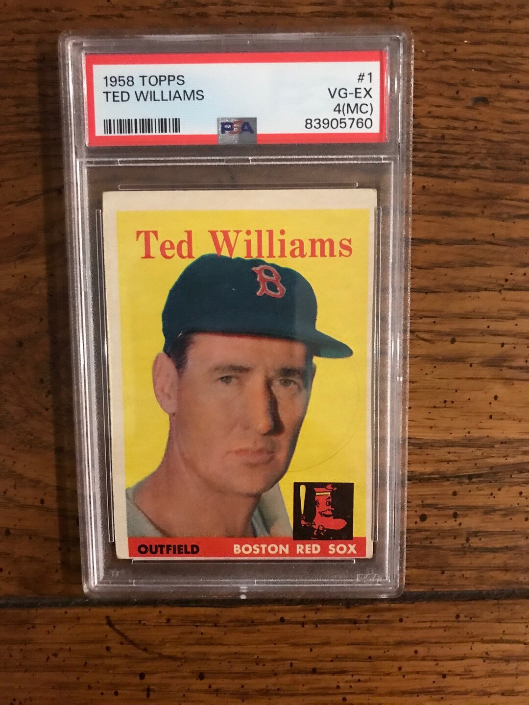 Ted Williams 1958 Topps Baseball Card PSA 4(MC) (original Issue) (as ...