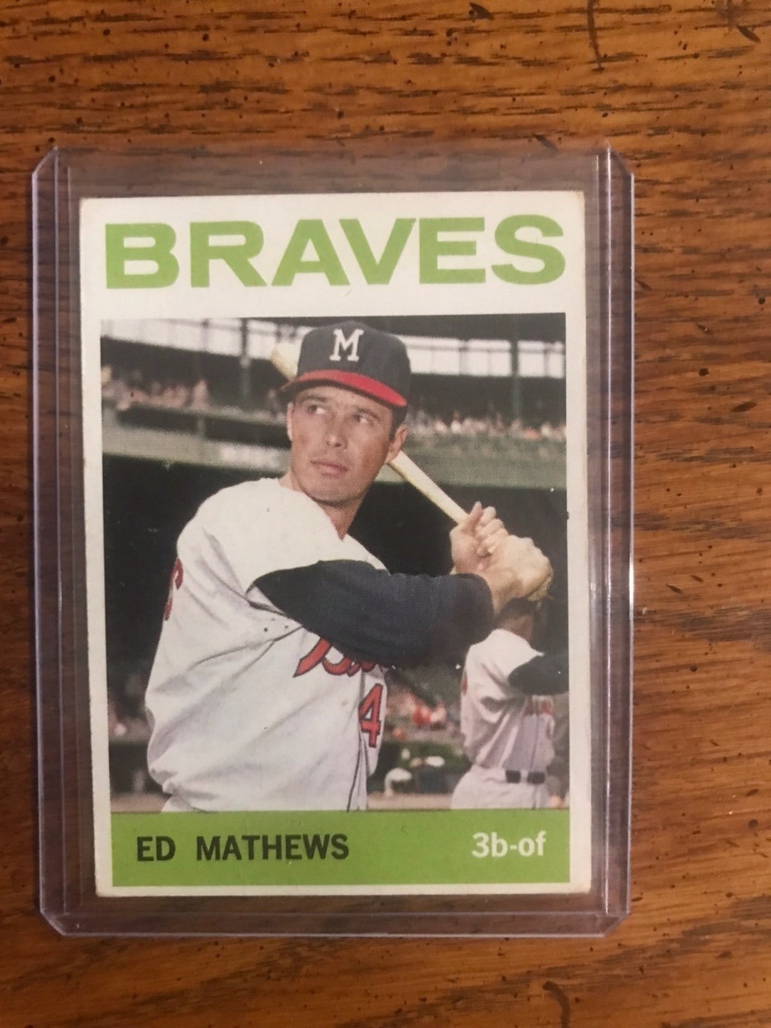 Ed Matthews 1964 Topps Baseball Card original Issue as Pictured 1751 - Etsy