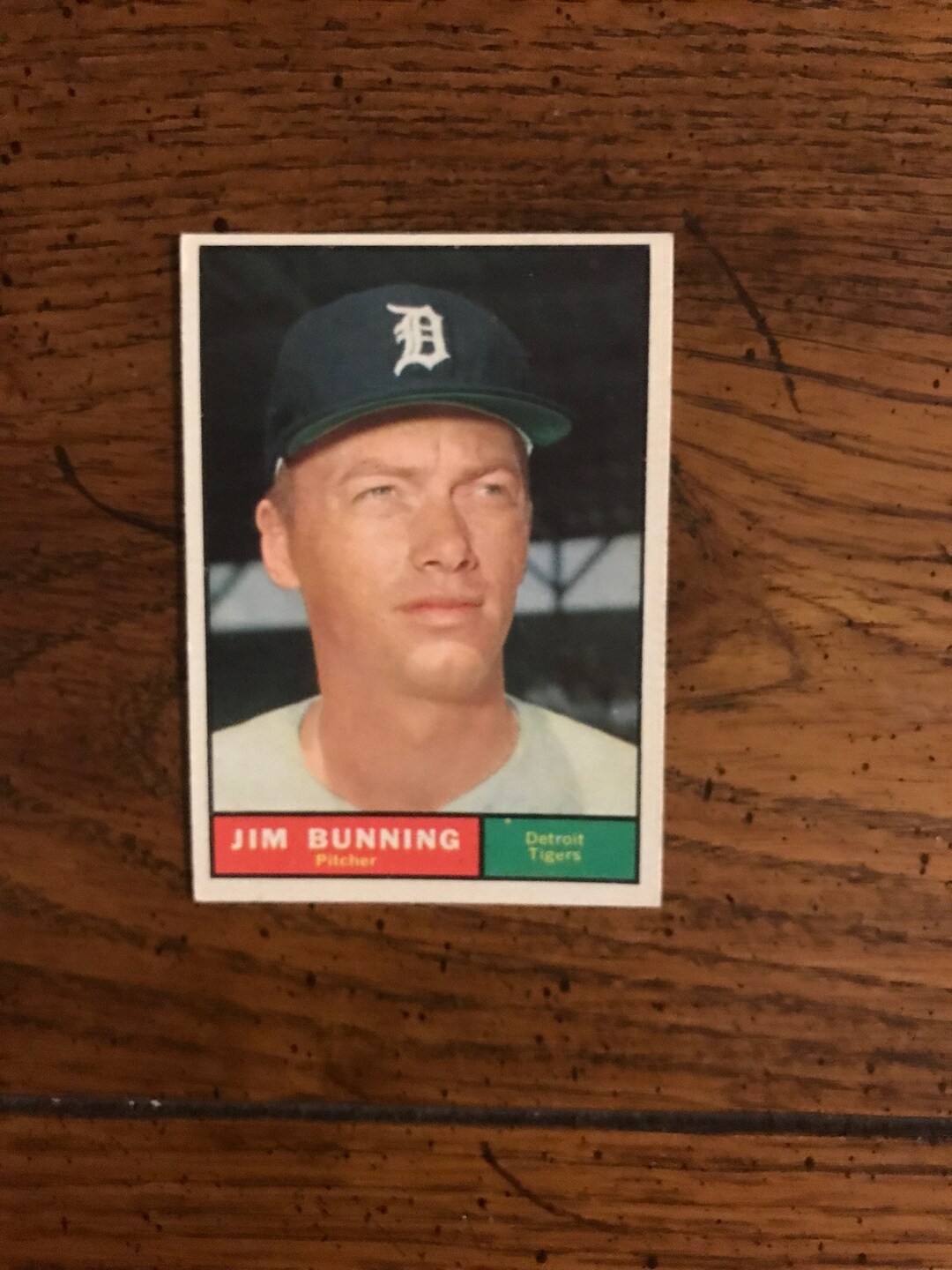 Jim Bunning 1961 Topps Baseball Card (original Issue) (as Pictured ...